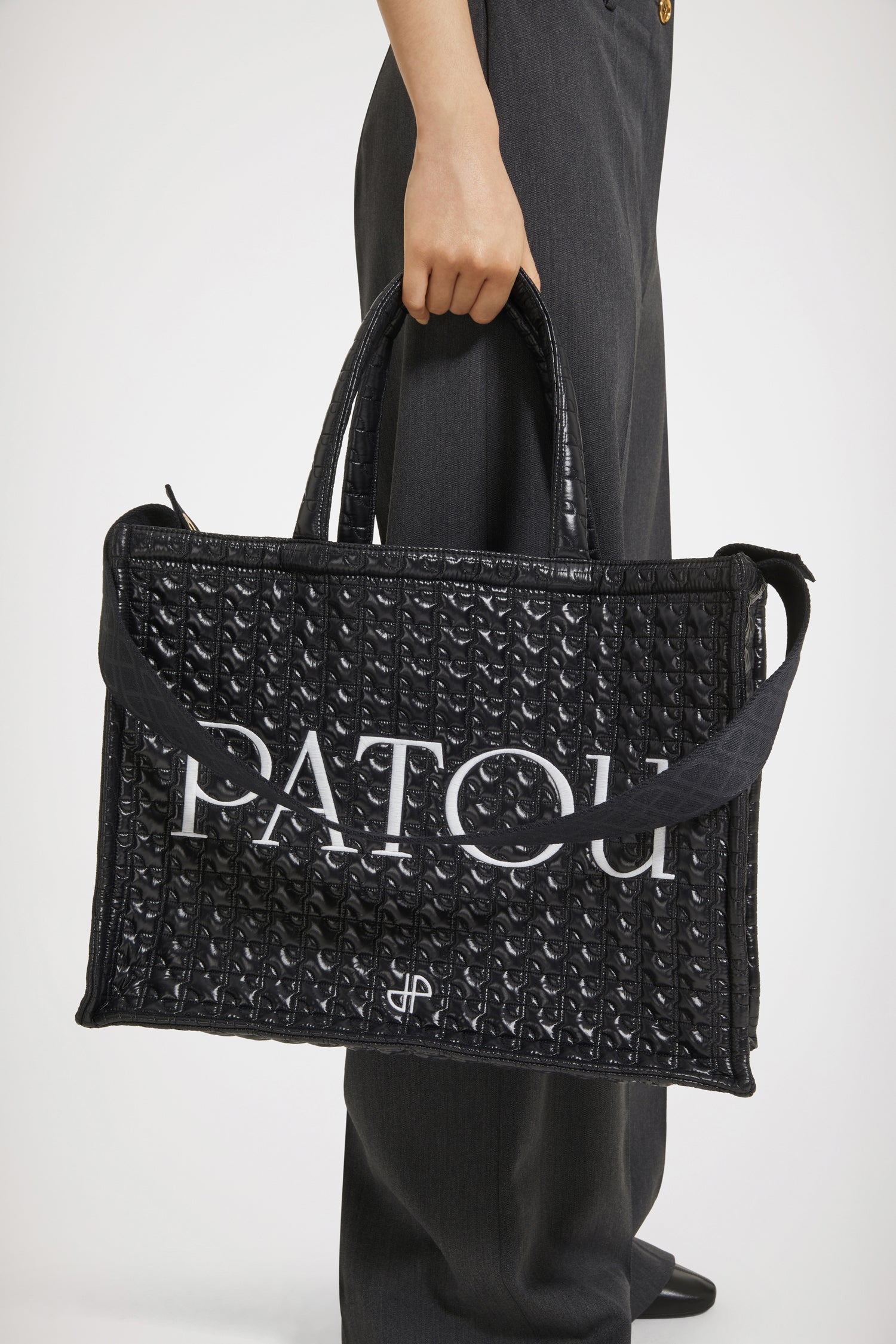Patou | Large Patou tote in eco-friendly quilted nylon
