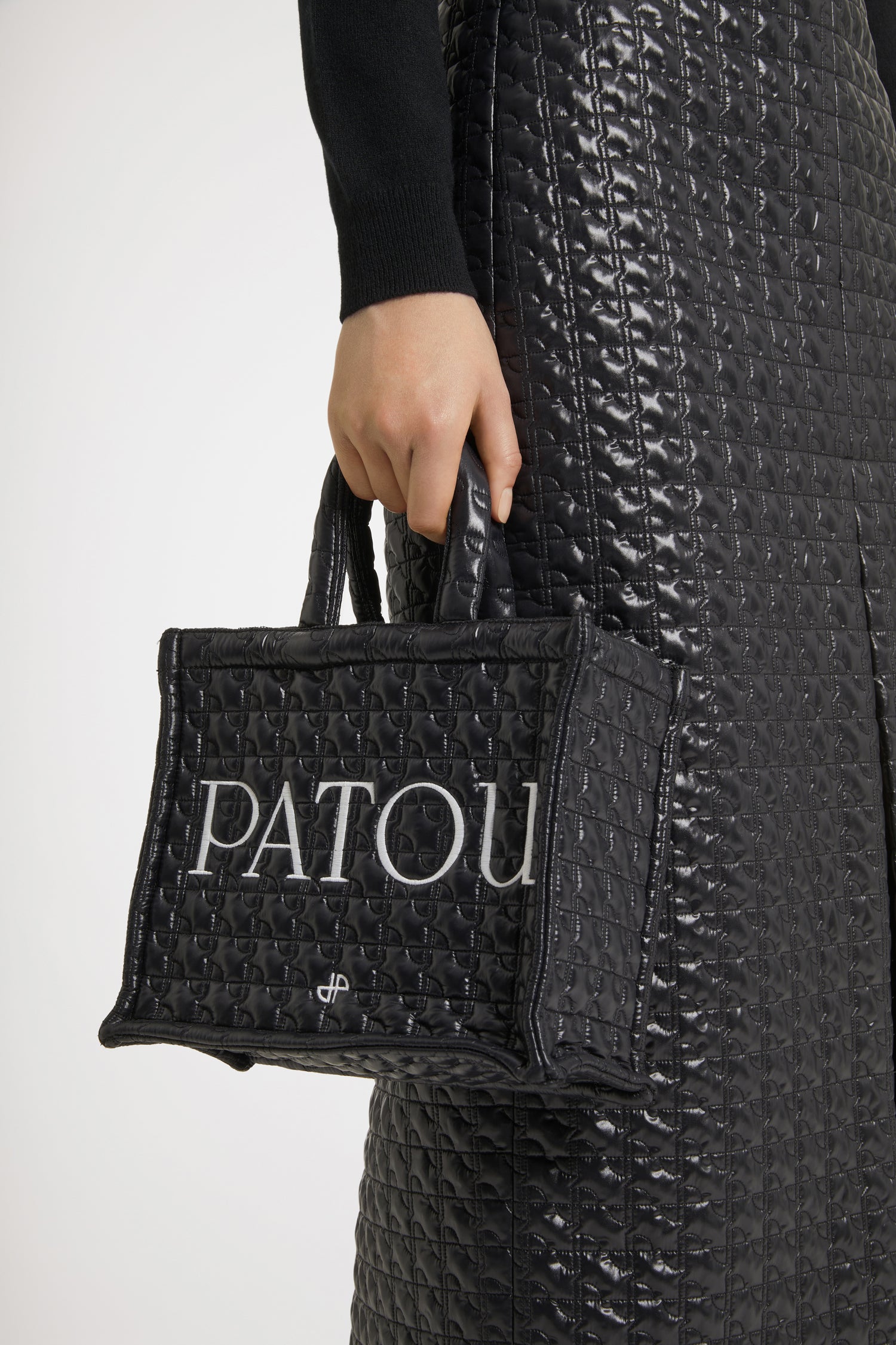 Patou | Small Patou tote in eco-friendly quilted nylon