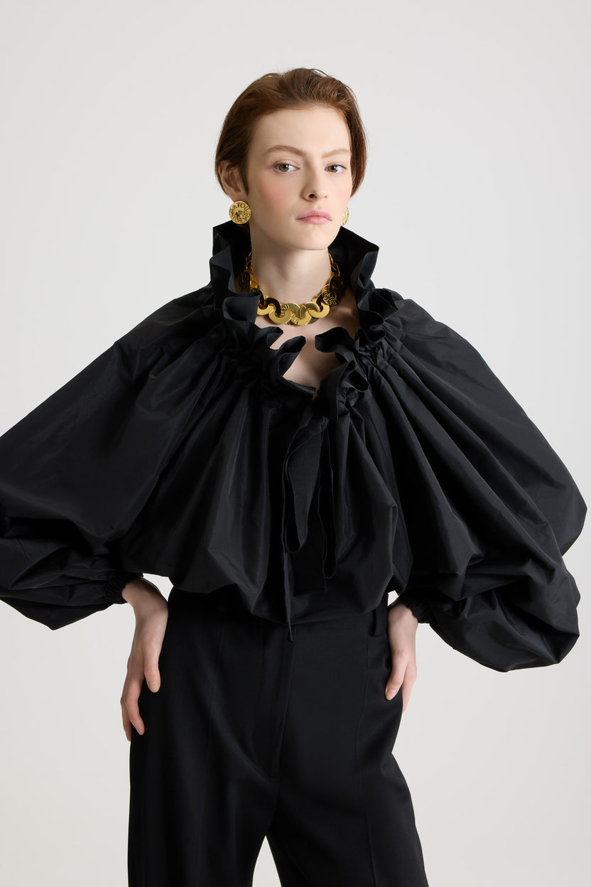 Patou | La Patou Blouse in recycled faille